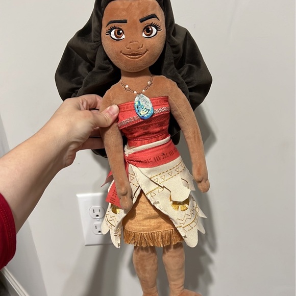 Disney | Toys | Disney Store Teenager Moana Plush Doll 2 Soft Tribal ...